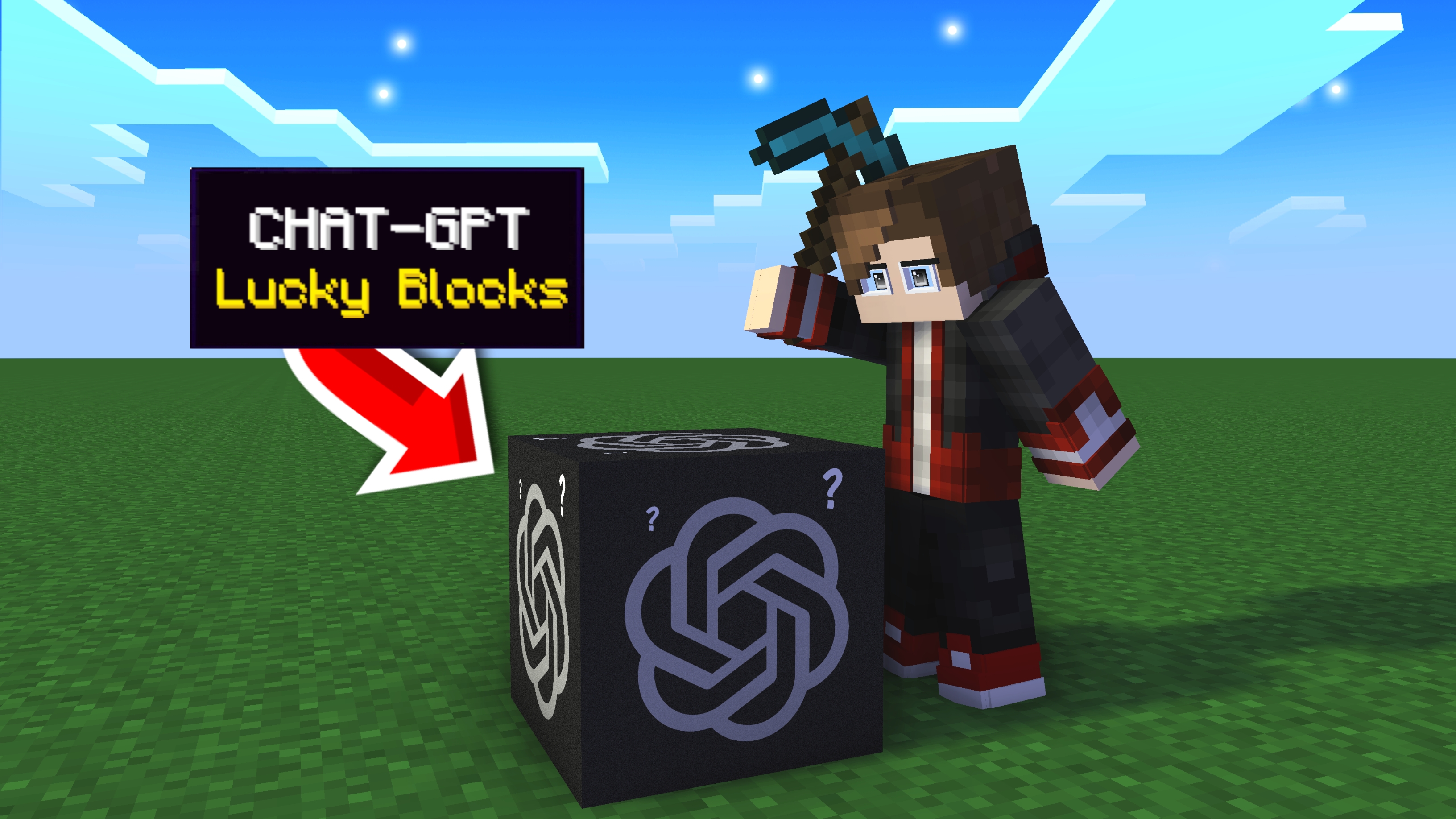 Chat-gpt Lucky block - Gallery - Minecraft Bedrock Addons - CurseForge
