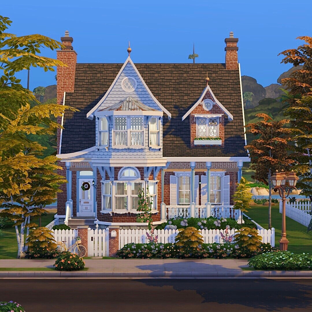 Pretty Victorian House | No CC - Gallery - The Sims 4 Rooms / Lots ...