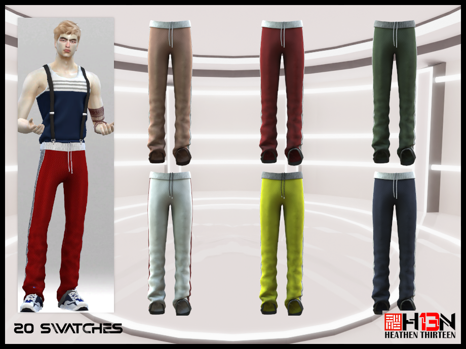 Sideline Stripe Track Pants - Gallery - The Sims 4 Create a Sim ...