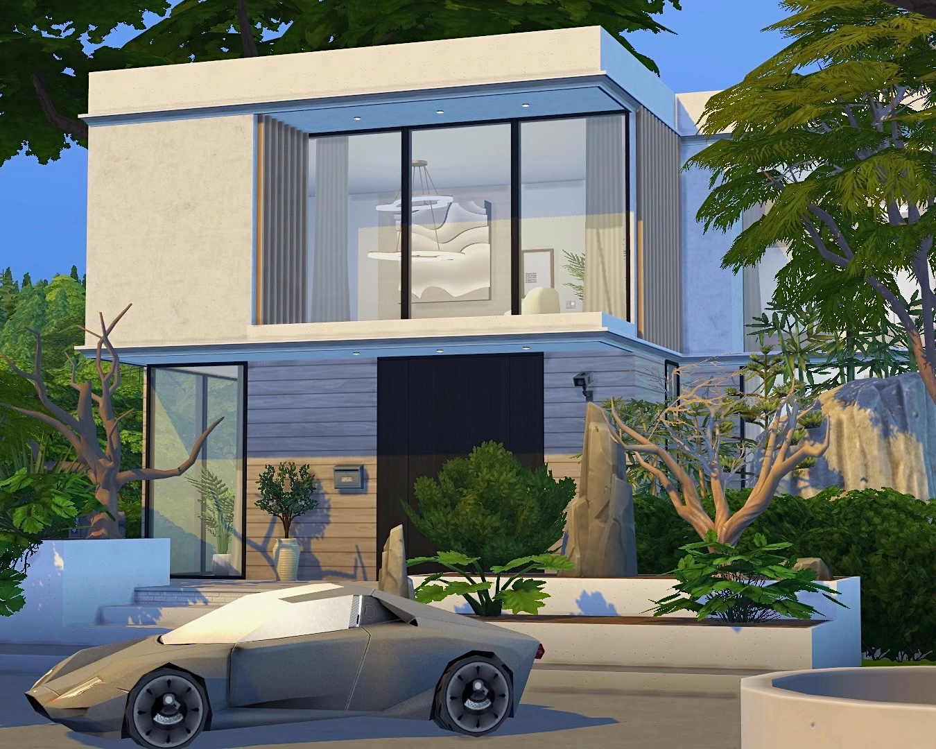 Architect's Home | No CC | 01 - Gallery - The Sims 4 Rooms / Lots ...