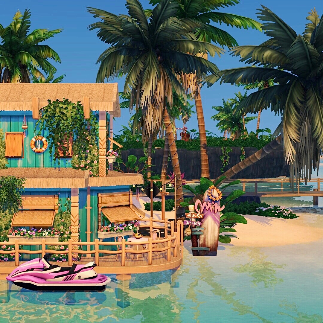Beach Boat | No CC - Gallery - The Sims 4 Rooms / Lots - CurseForge