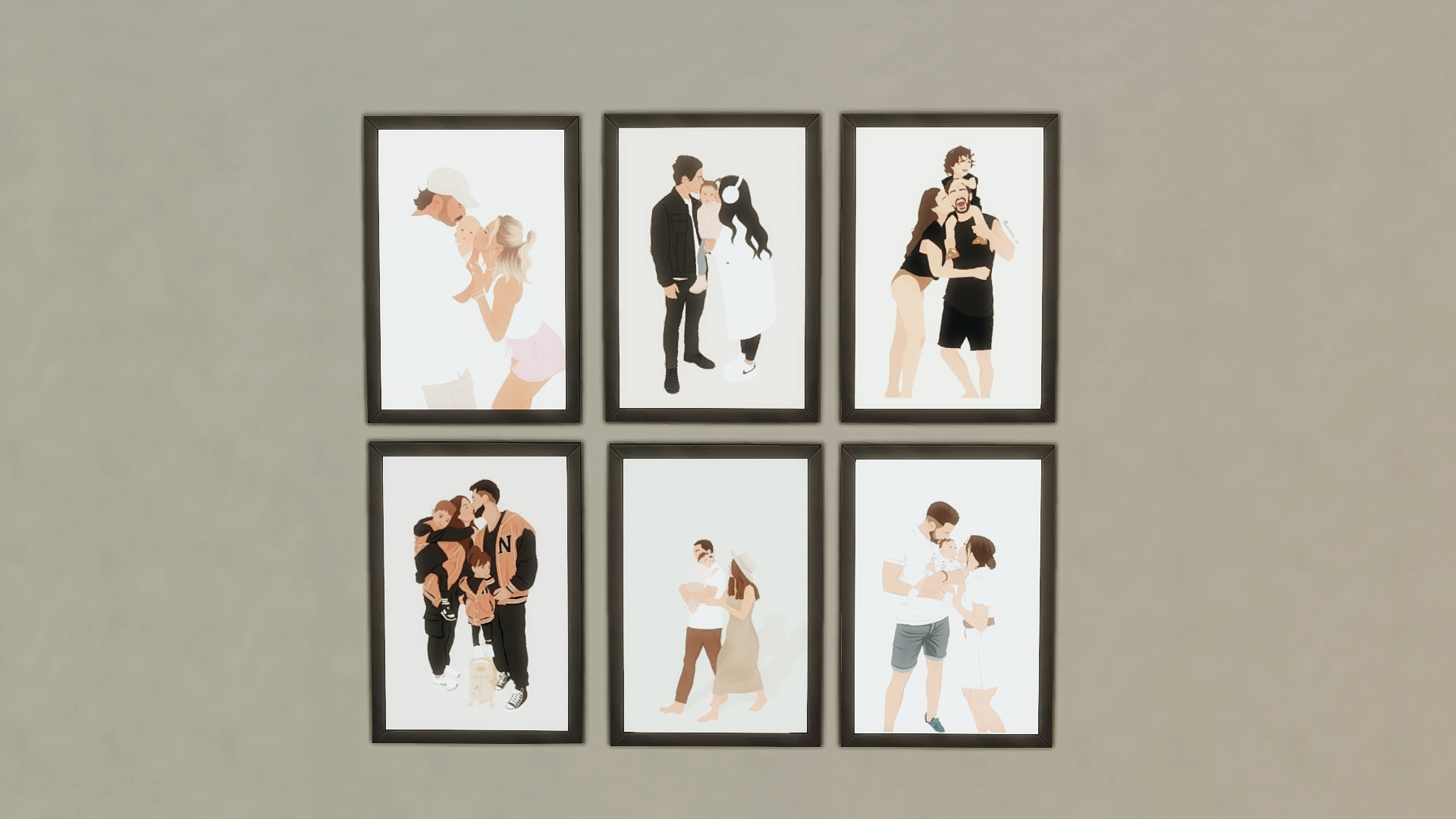 OUR FAMILY FRAMES - Gallery - The Sims 4 Build / Buy - CurseForge
