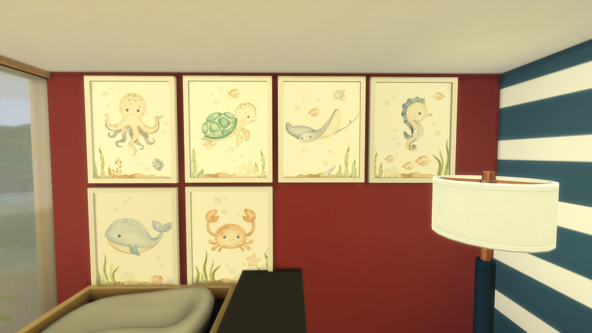Under The Sea Nursery Art - Gallery - The Sims 4 Build / Buy - CurseForge