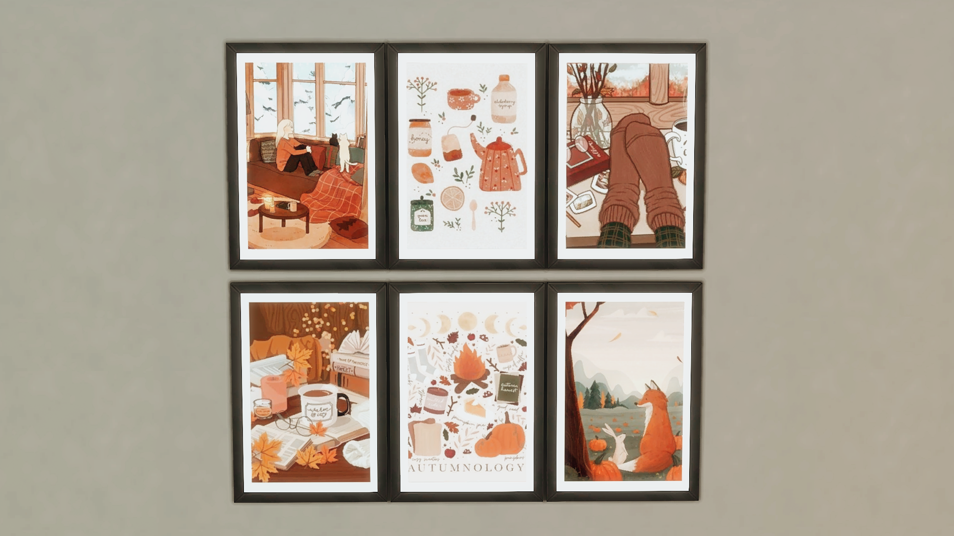 COZY AUTUM FRAMES - Gallery - The Sims 4 Build / Buy - CurseForge
