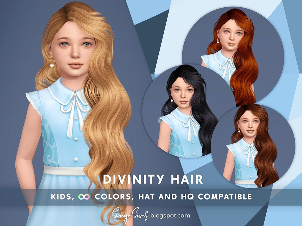 SONYASIMS - DIVINITY HAIR - Gallery - The Sims 4 Create a Sim - CurseForge