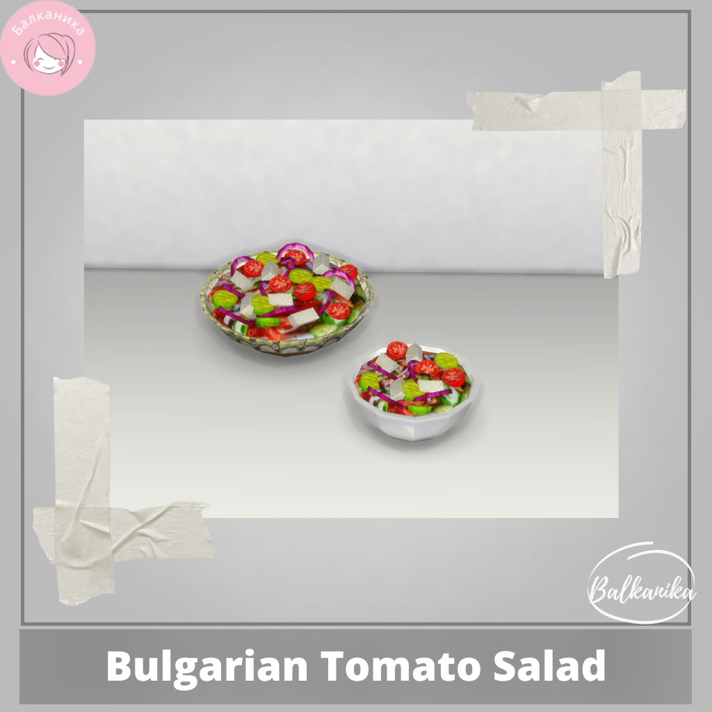 Bulgarian Tomato Salad - Gallery - The Sims 4 Mods - CurseForge