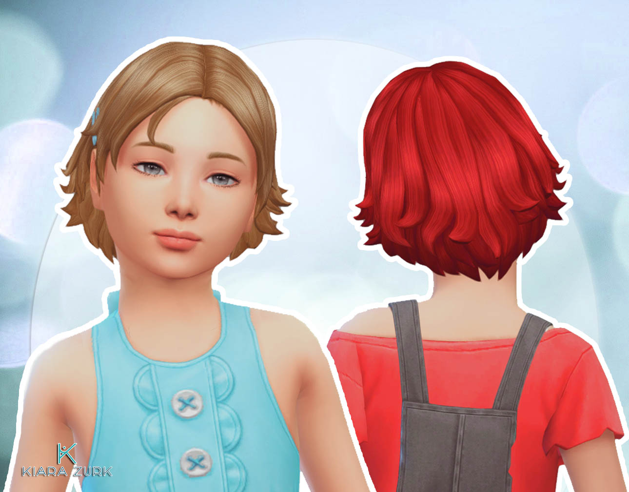 Sharon Hairstyle for Girls - Gallery - The Sims 4 Create a Sim - CurseForge