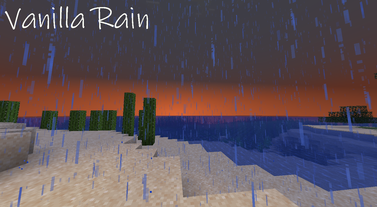 Minimal Rain & Snow Screenshots - Resource Packs - Minecraft