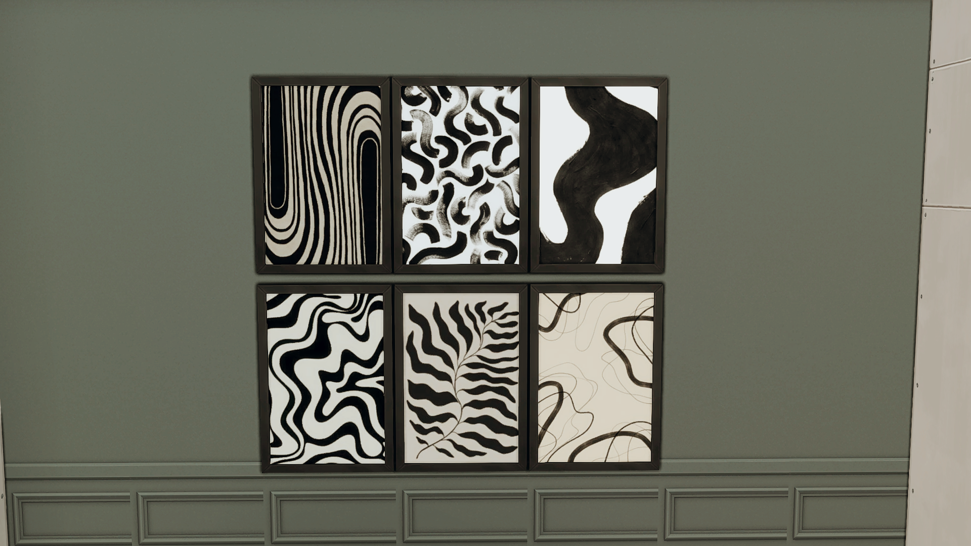 MODERN BLACK FRAMES - Gallery - The Sims 4 Build / Buy - CurseForge