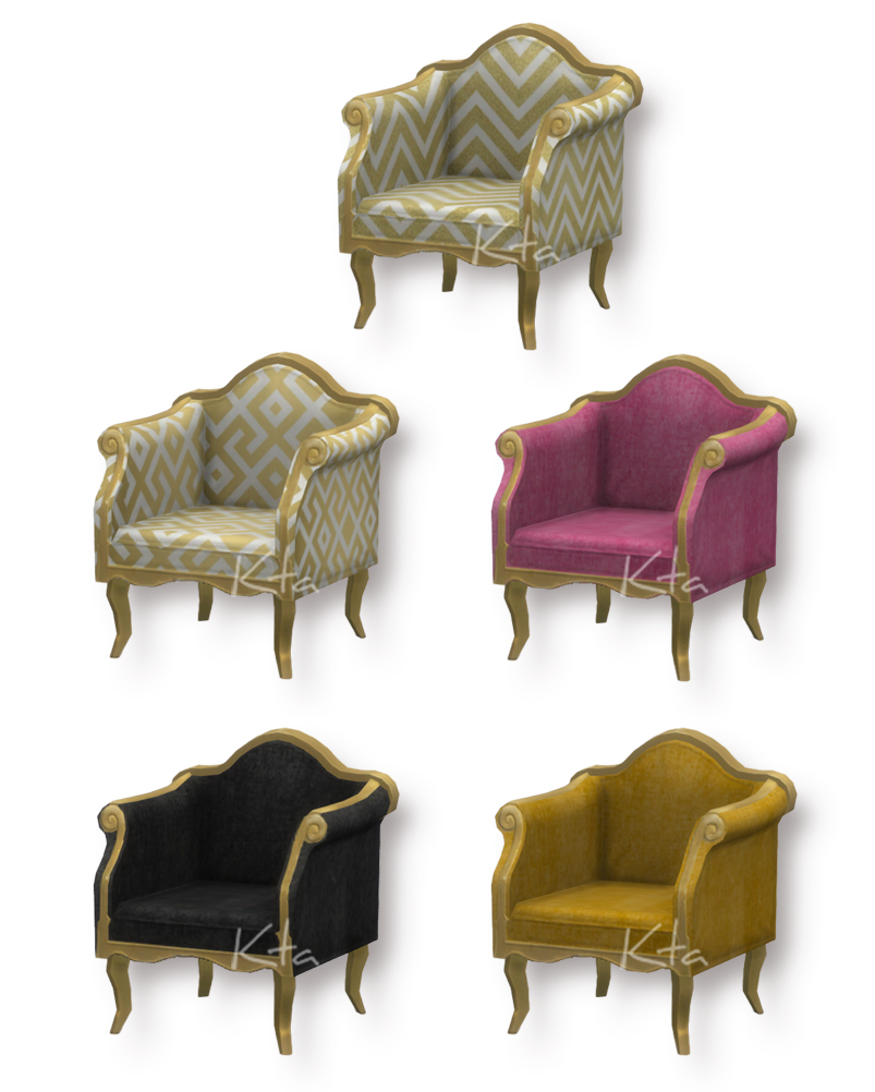 [kta] Armchair 7 - Gallery - The Sims 4 Build / Buy - CurseForge
