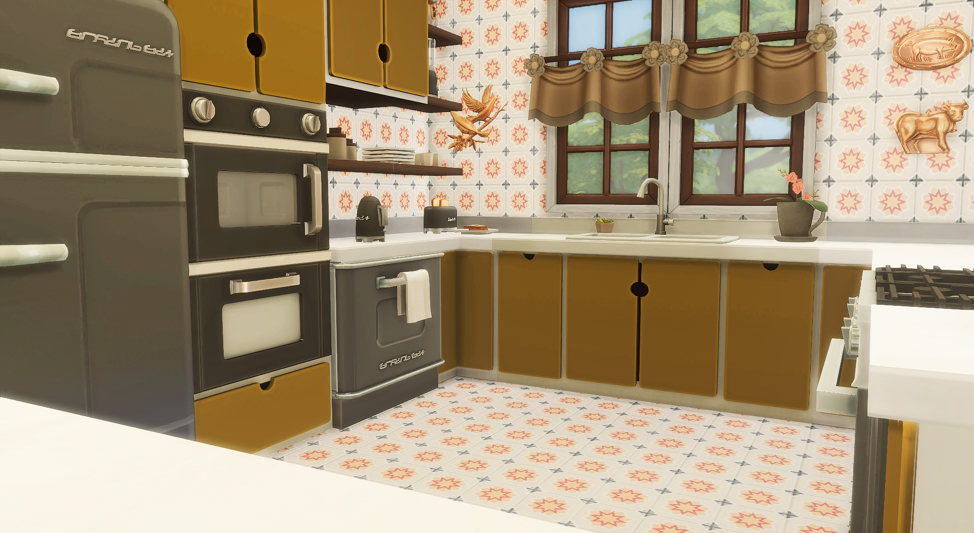 Retro Kitchen - Gallery - The Sims 4 Rooms / Lots - CurseForge