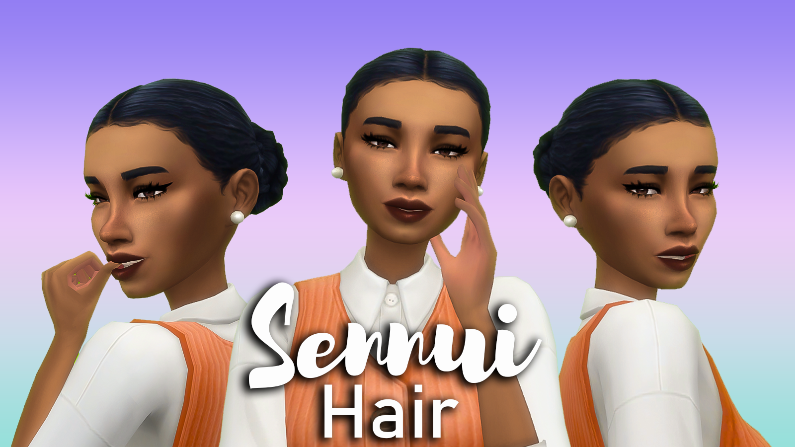 Sennui Hair - Gallery - The Sims 4 Create a Sim - CurseForge