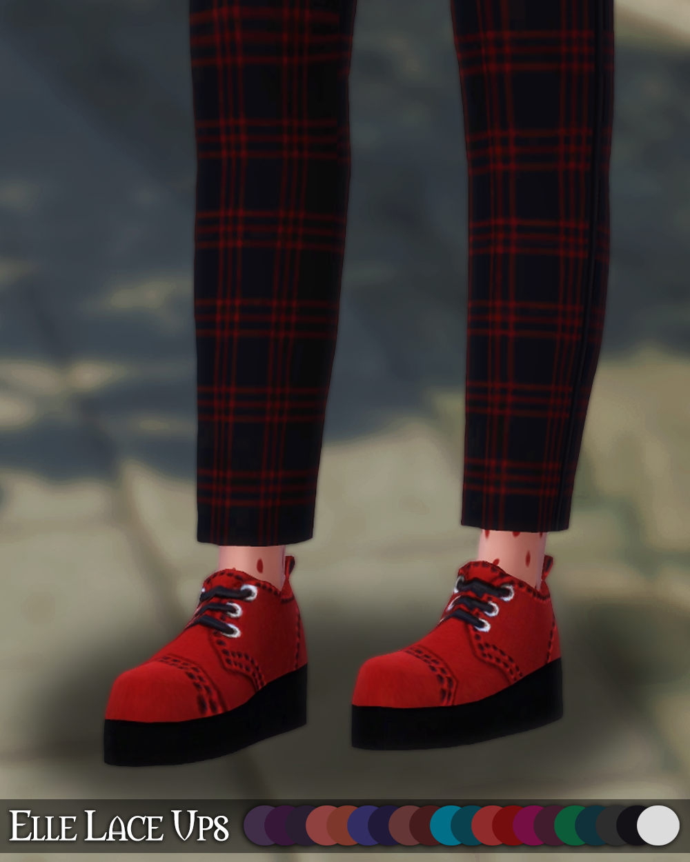 Elle Lace Ups (Academia Collection) - The Sims 4 Create a Sim - CurseForge