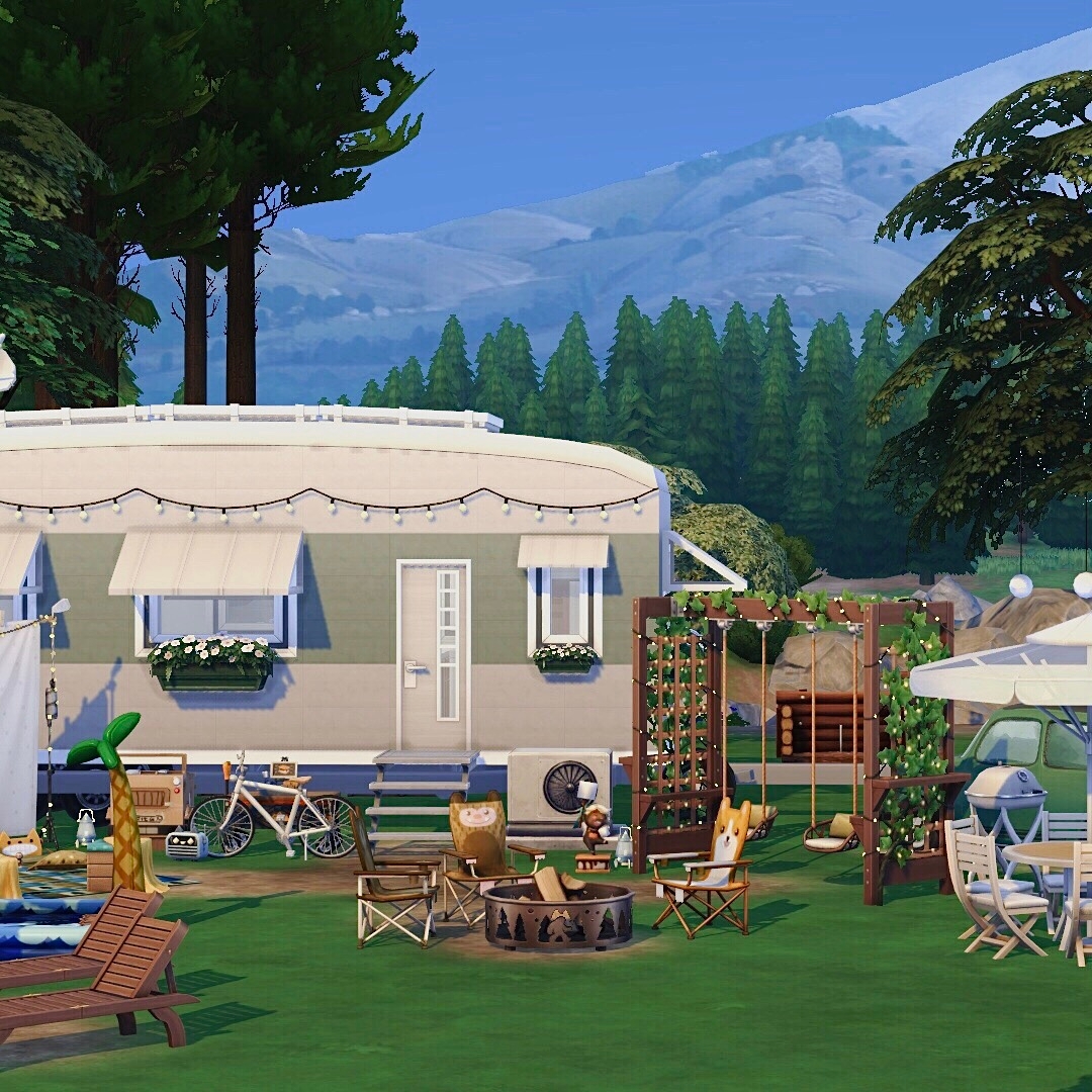 Campground | No CC - Gallery - The Sims 4 Rooms / Lots - CurseForge