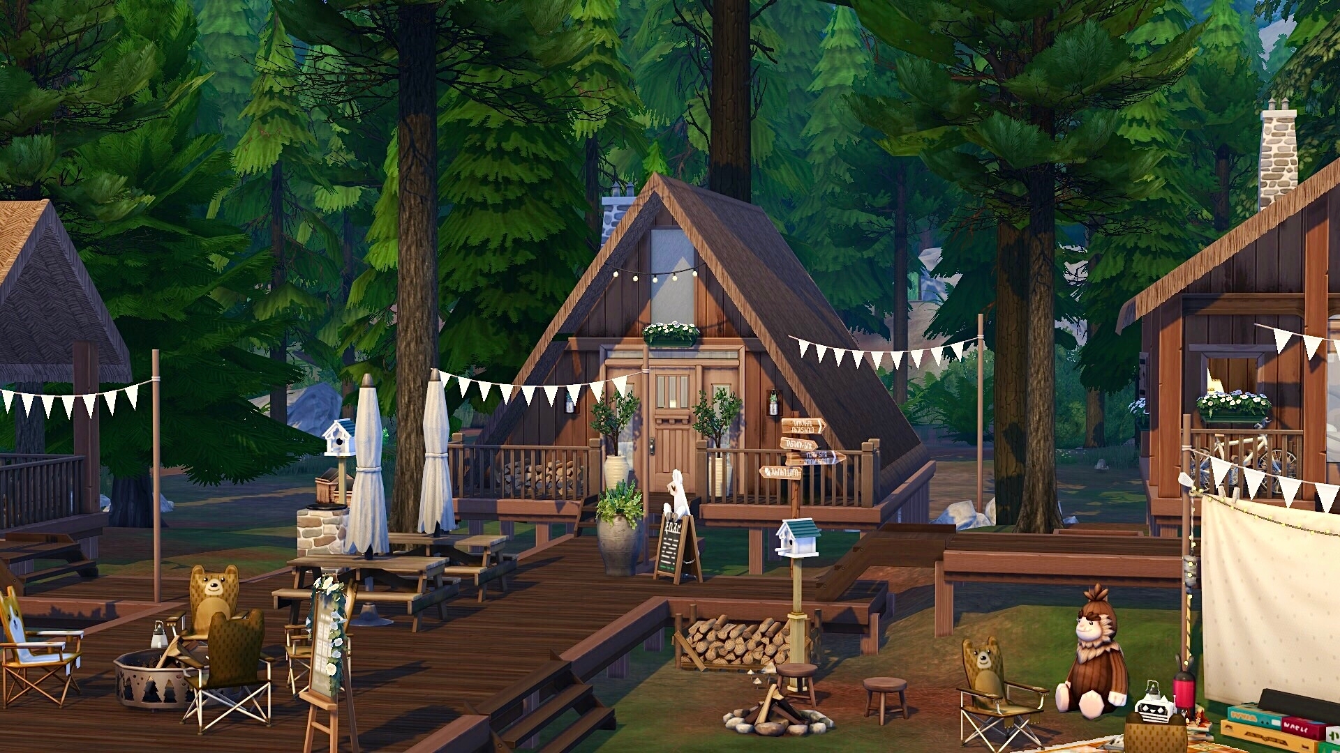 Holiday Cabins | No CC - Gallery - The Sims 4 Rooms / Lots - CurseForge