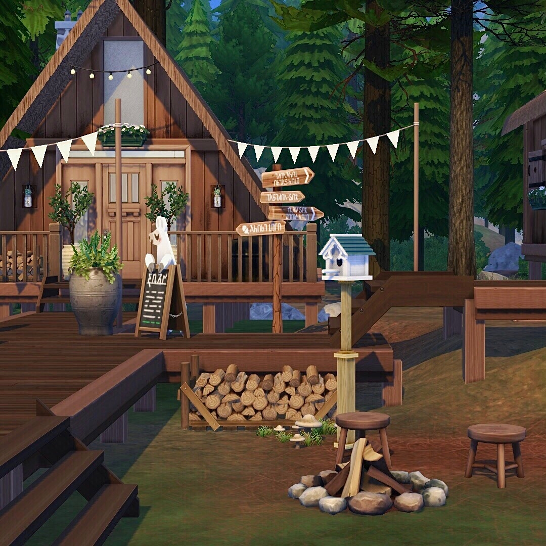 Holiday Cabins | No CC - Gallery - The Sims 4 Rooms / Lots - CurseForge