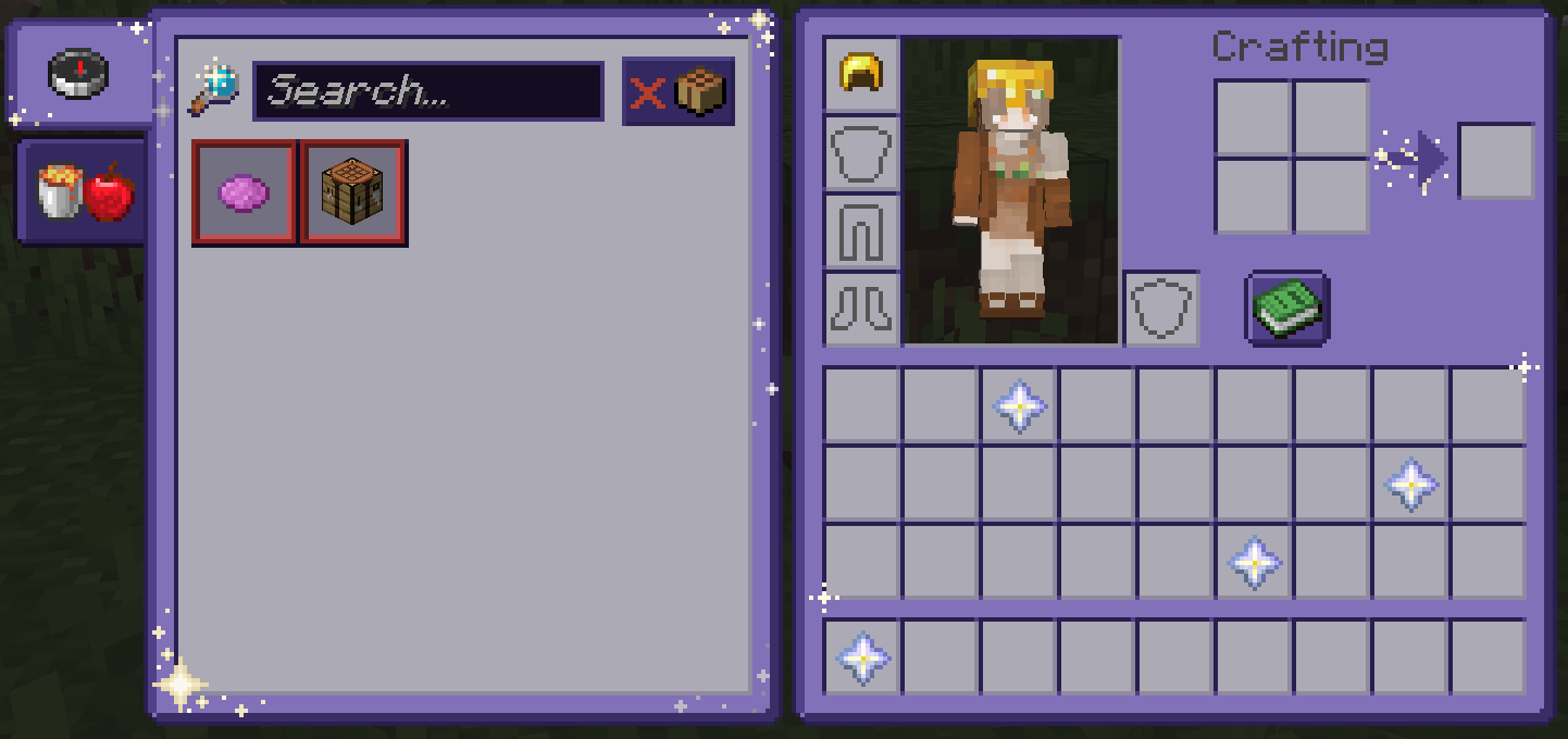 Starry GUI and Hotbar - Gallery - Minecraft Resource Packs - CurseForge