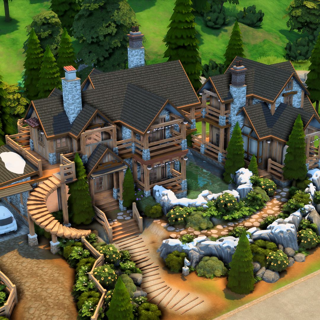 Winter Family Lodge - Gallery - The Sims 4 Rooms / Lots - CurseForge