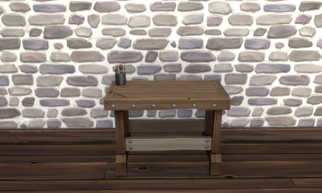Medieval - Historical - Archeology Table - The Sims 4 Build / Buy ...
