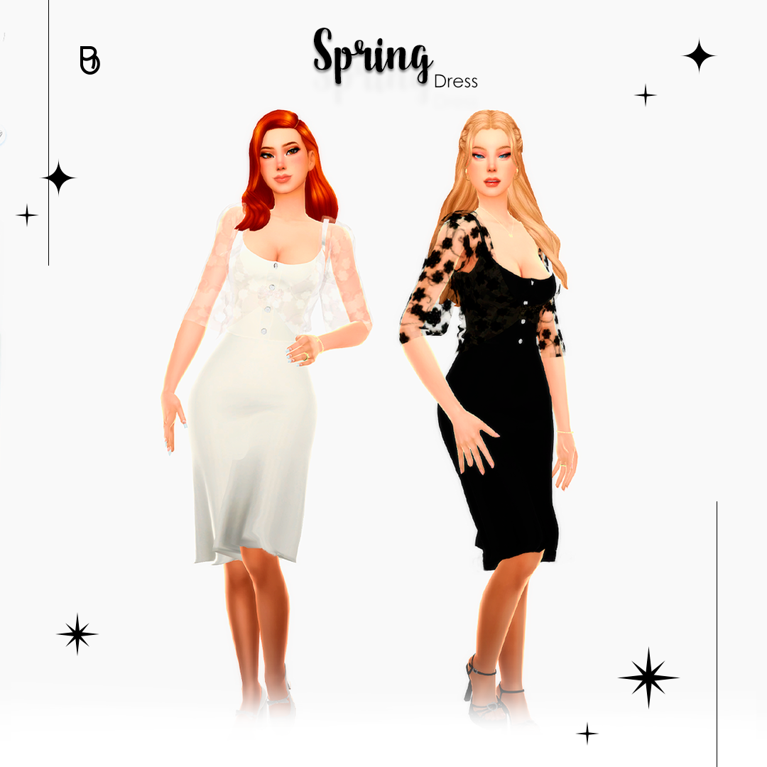 Spring Dress 🌸 - Gallery - The Sims 4 Create a Sim - CurseForge