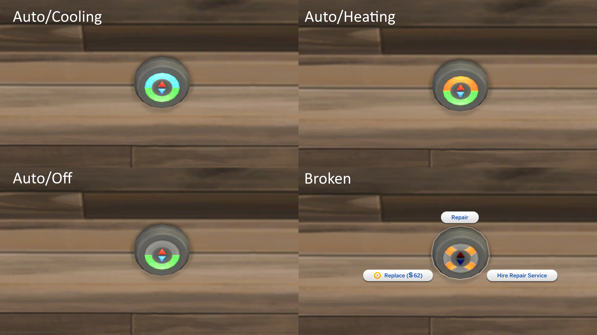 Upgradeable Thermostat - Gallery - The Sims 4 Mods - CurseForge