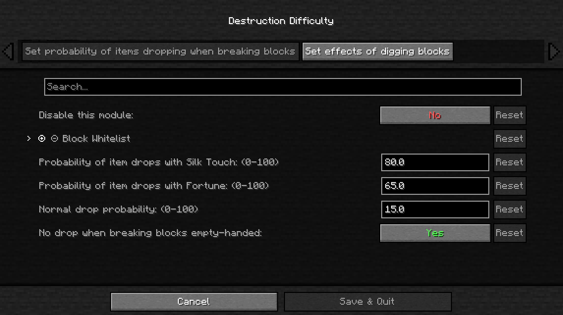 Destruction Difficulty - Gallery - Minecraft Mods - CurseForge