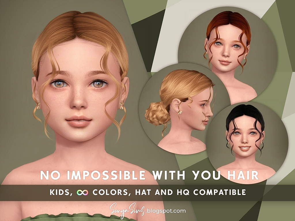 SONYASIMS - NO IMPOSSIBLE WITH YOU KIDS/TODDLERS - The Sims 4 Create a ...