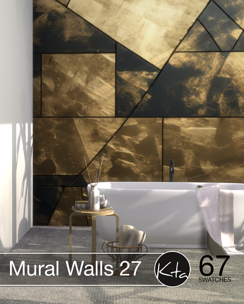 [kta] Mural Walls 27 - Gallery - The Sims 4 Build / Buy - CurseForge