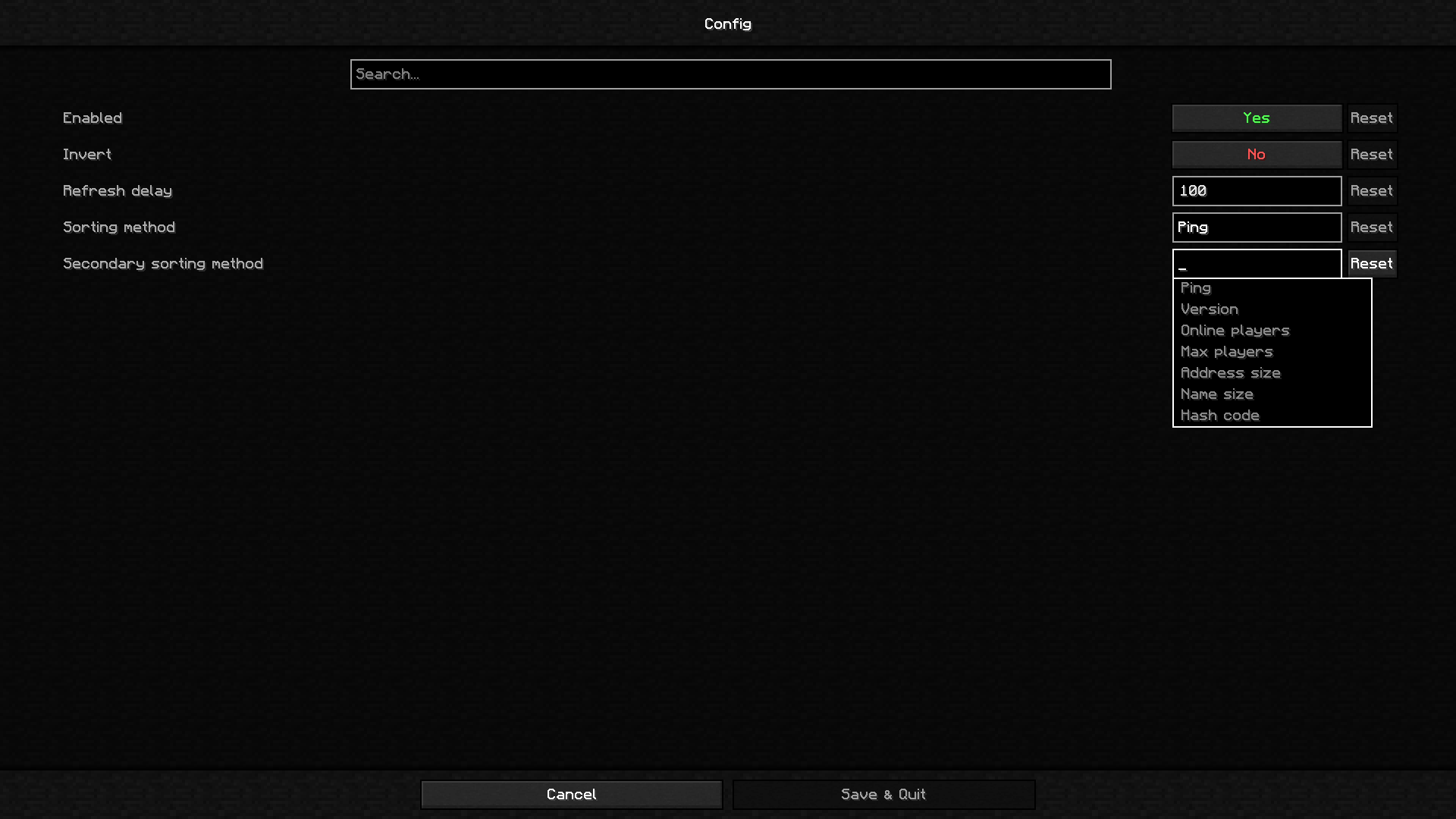 Server Sorter - Gallery - Minecraft Mods - CurseForge