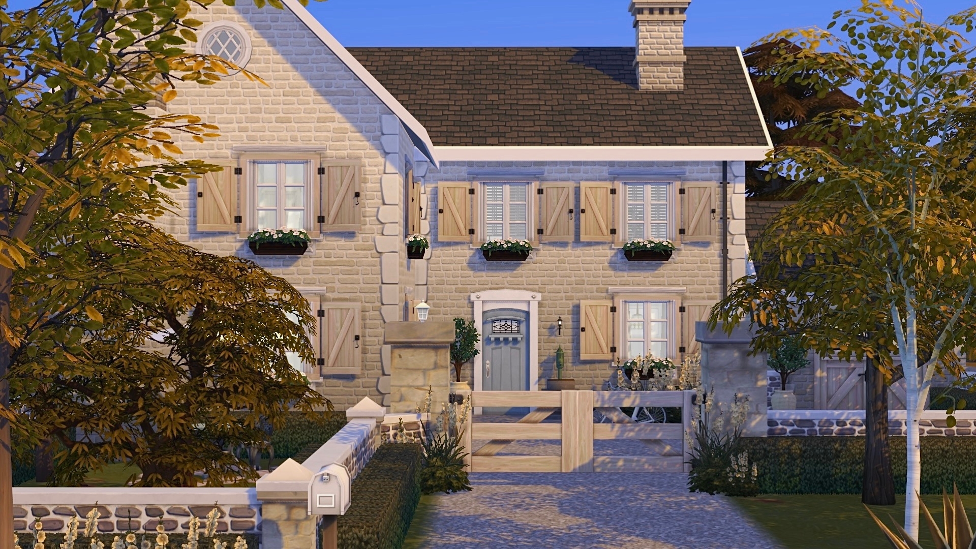 Modern Cottage House | No CC | 02 - Gallery - The Sims 4 Rooms / Lots ...