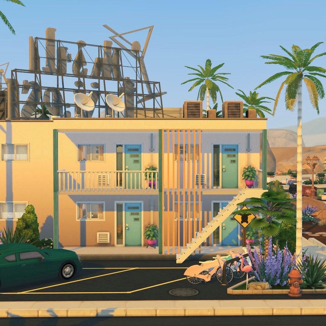 Motel 70's | No CC - Gallery - The Sims 4 Rooms / Lots - CurseForge