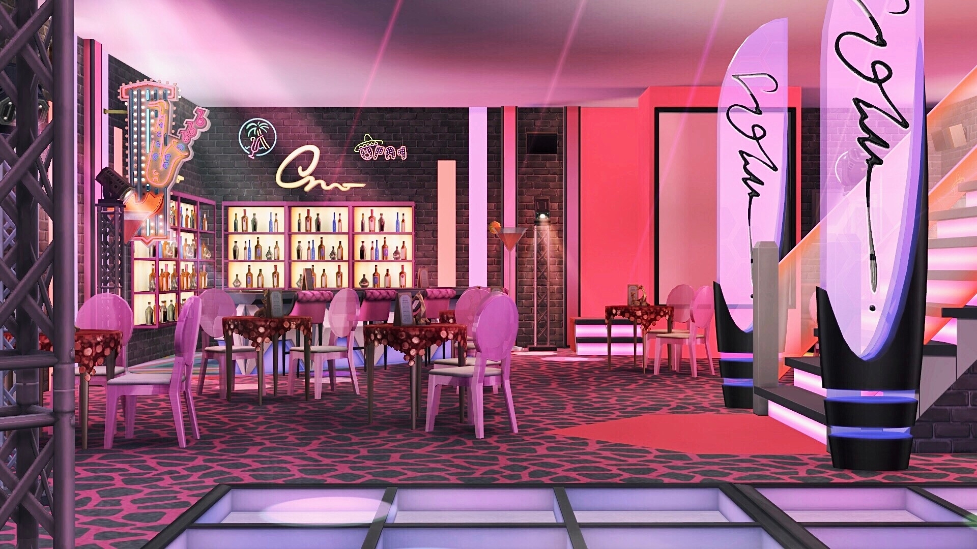 Nightclub | No CC - Screenshots - The Sims 4 Rooms / Lots - CurseForge