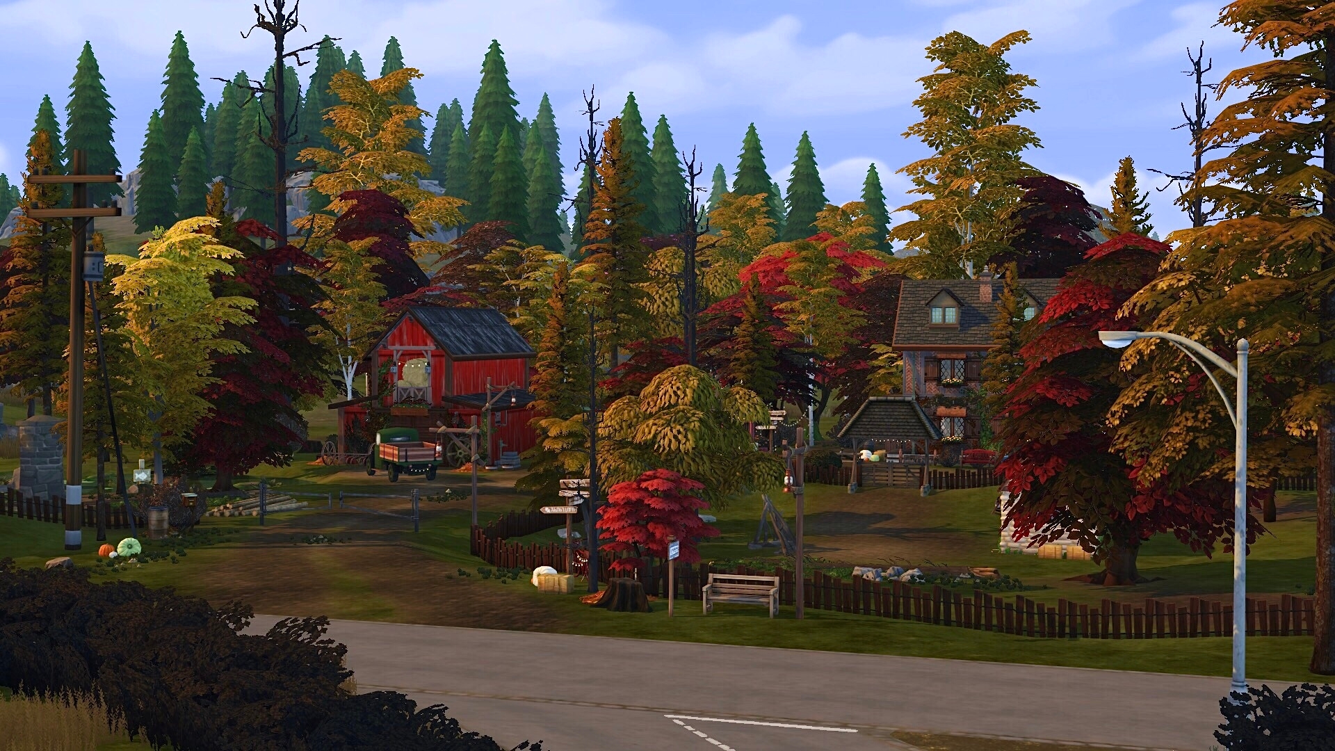 Fall Farmhouse | No CC - Gallery - The Sims 4 Rooms / Lots - CurseForge
