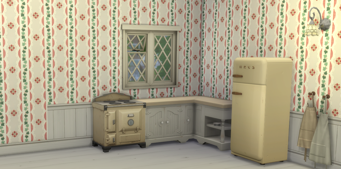 Vintage Country Kitchen Walls - Gallery - The Sims 4 Build / Buy ...