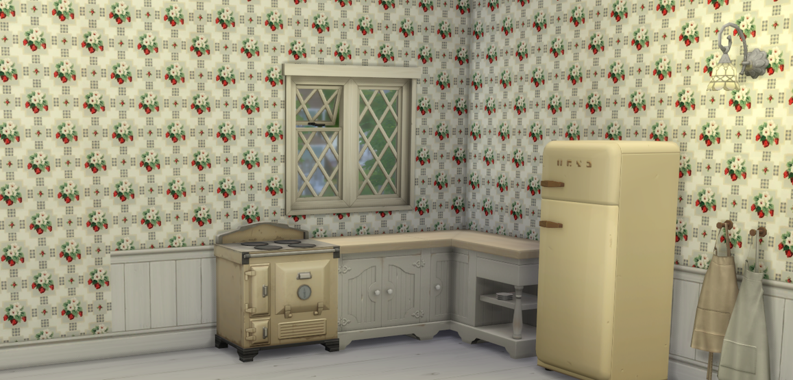 Vintage Country Kitchen Walls - Gallery - The Sims 4 Build / Buy ...