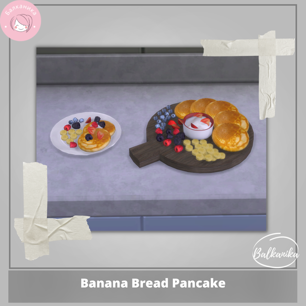 Banana Bread Pancakes - Gallery - The Sims 4 Mods - CurseForge