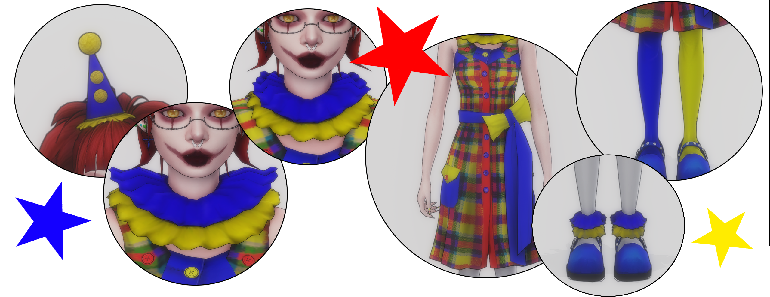 CLOWN DRESS - Gallery - The Sims 4 Create a Sim - CurseForge