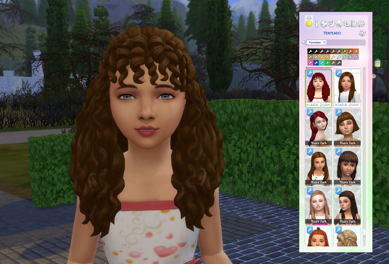 Rita Curls for Girls - Gallery - The Sims 4 Create a Sim - CurseForge