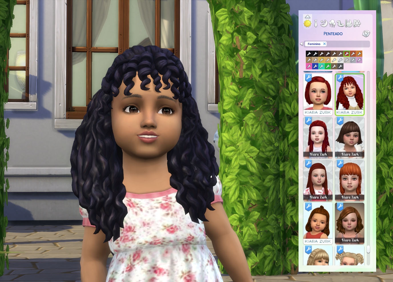 Rita Curls for Toddlers - Gallery - The Sims 4 Create a Sim - CurseForge