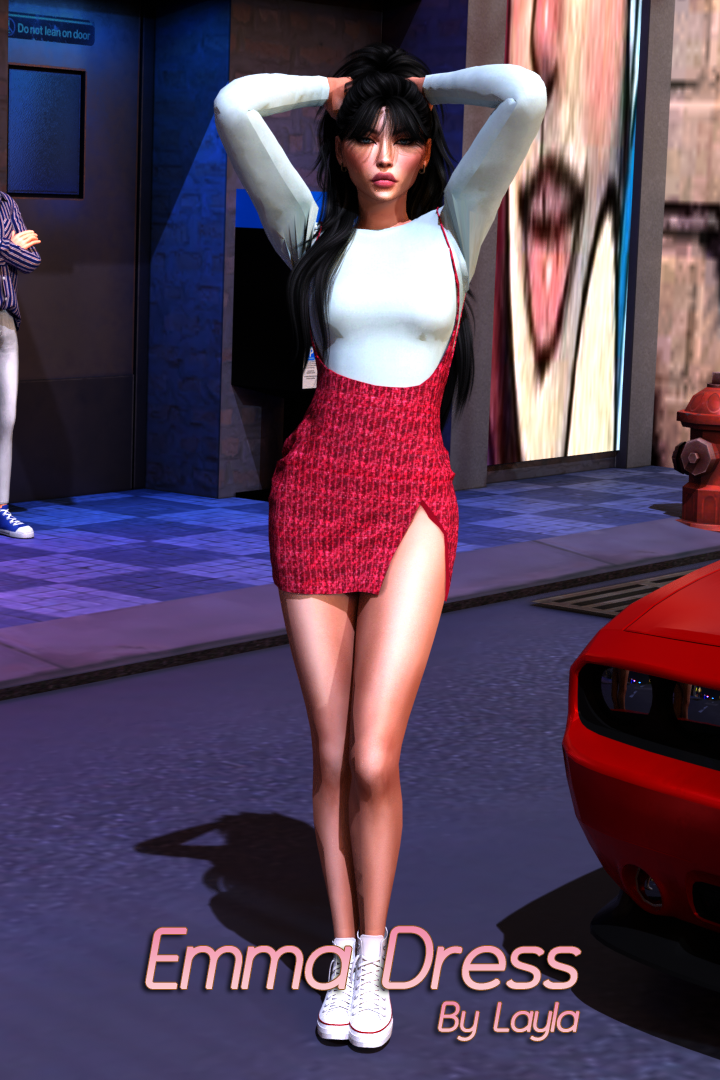 Layla - Emma Dress - The Sims 4 Create a Sim - CurseForge