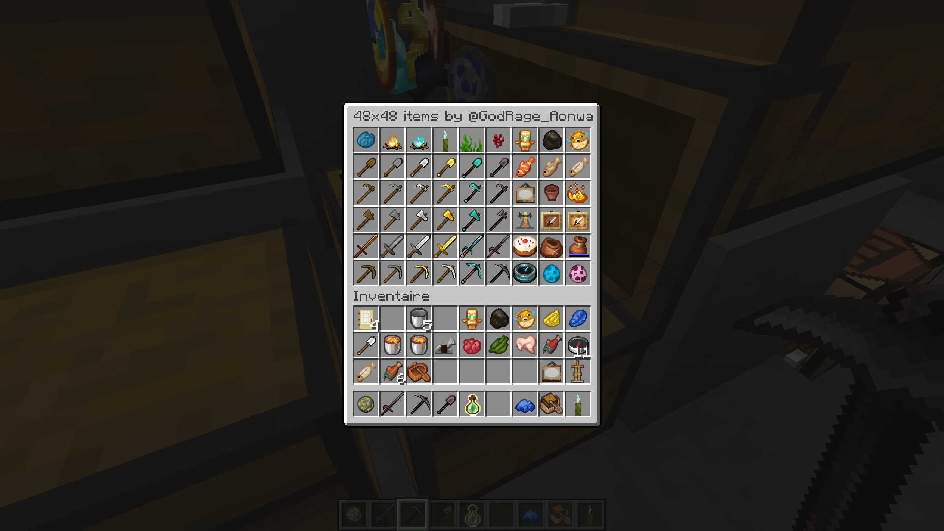 The 48x48 items Fonts (GUI Scale 3x) - Minecraft Resource Packs ...