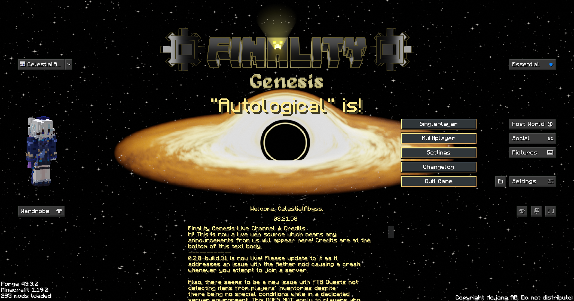 Finality Genesis - Minecraft Modpacks - CurseForge