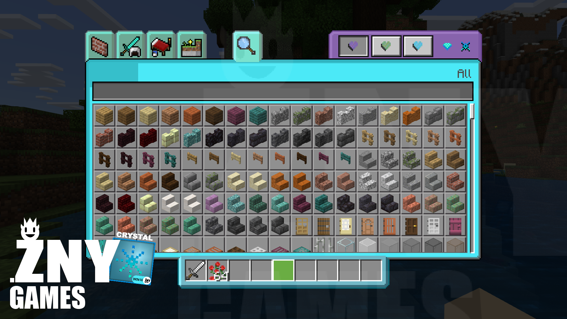 Crystal [GUI Pack] - Minecraft Bedrock Addons - CurseForge