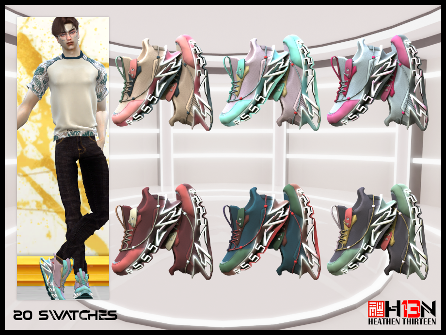 Light Up Blade Hollow Outsole Running Shoes - Gallery - The Sims 4 ...