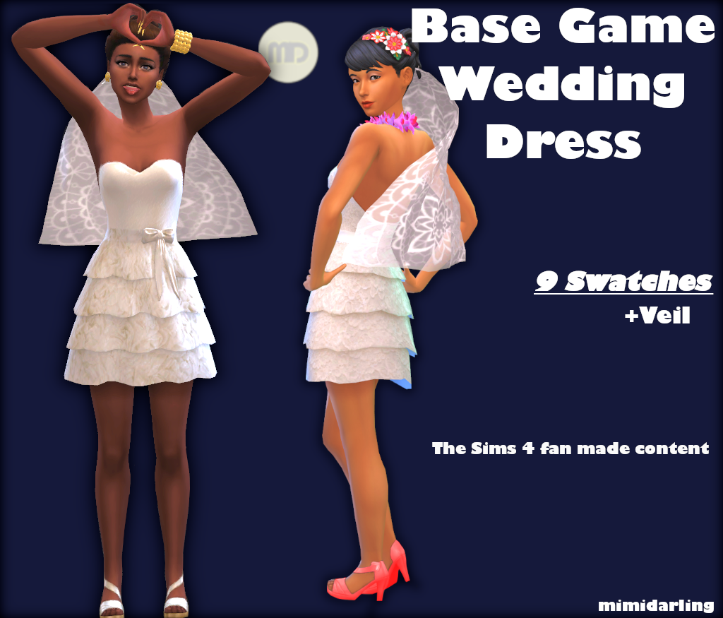Wedding Dress Recolor - Gallery - The Sims 4 Create a Sim - CurseForge