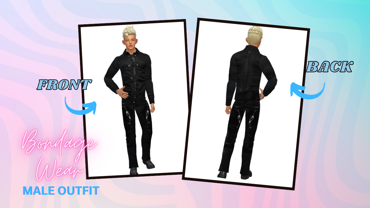 [JBTN] Bondage Pop Men's Outfit - Gallery - The Sims 4 Create a Sim ...