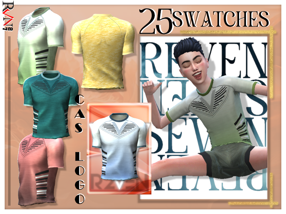Child's Dri Fit Gradient Workout Shirt - Gallery - The Sims 4 Create a ...
