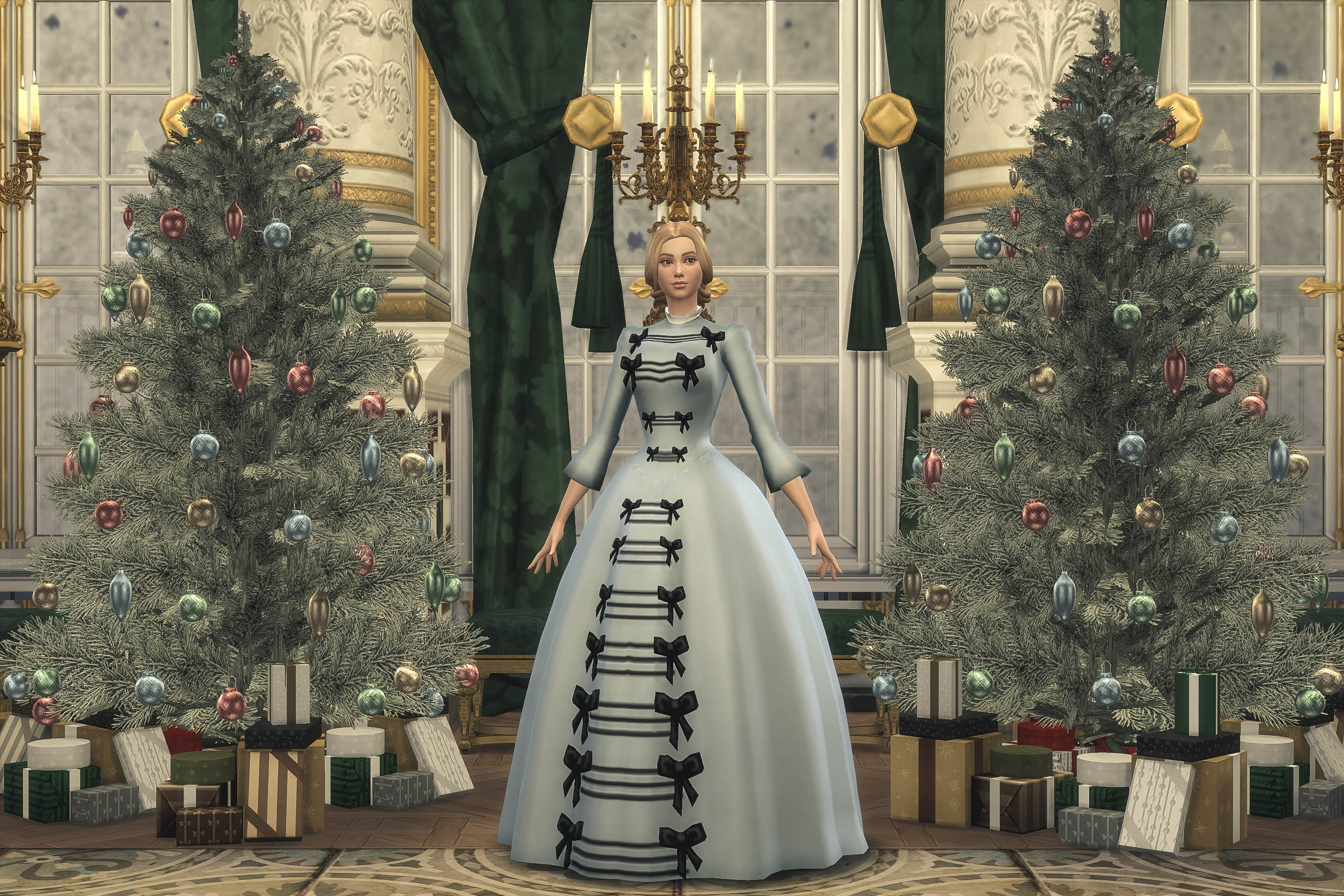 TRC: Robe de Claudine Dress - Gallery - The Sims 4 Create a Sim ...