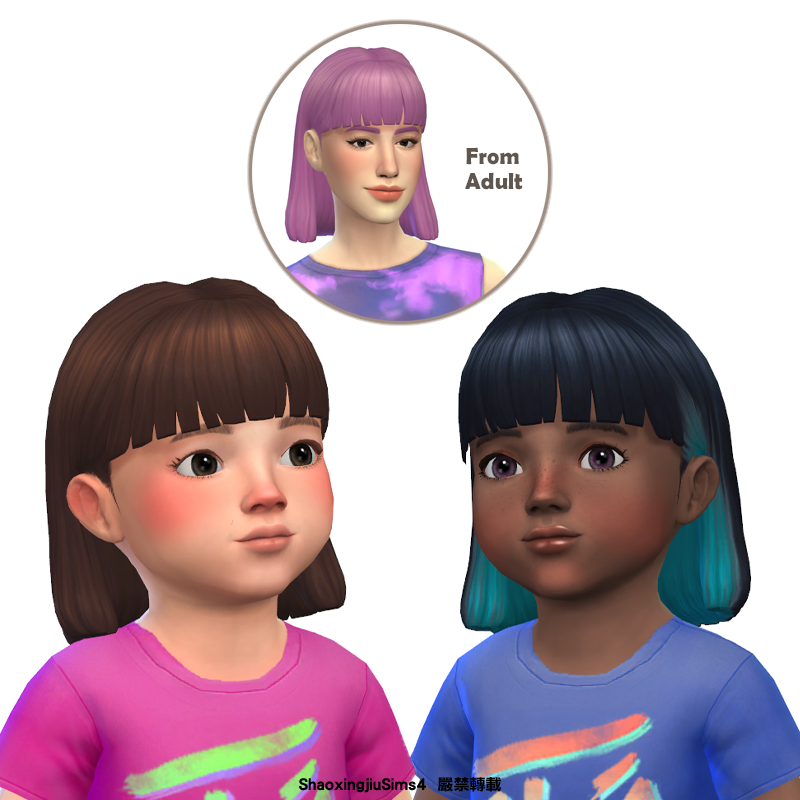 EP15 BluntBang Hair Set - The Sims 4 Create a Sim - CurseForge