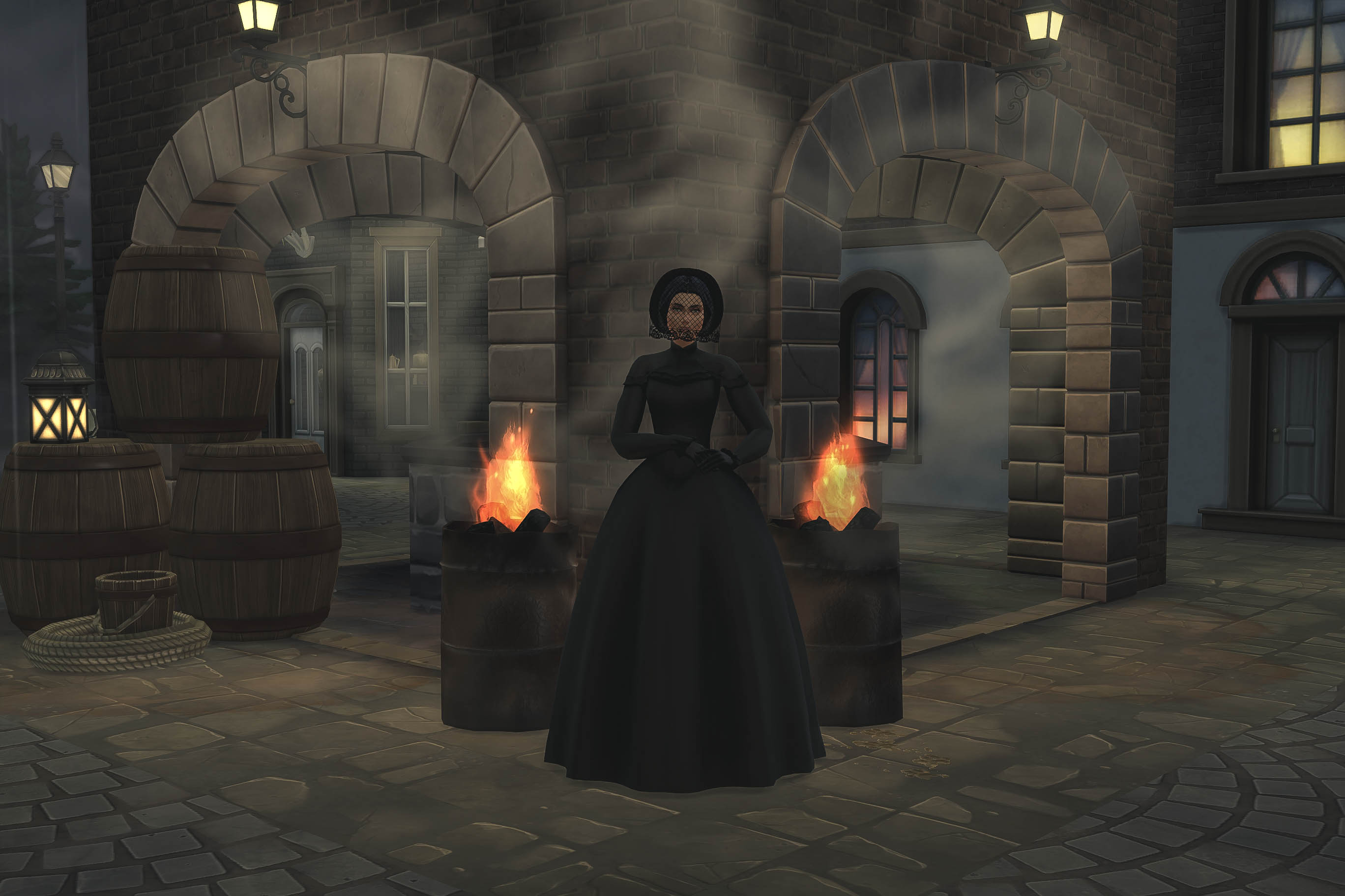 TRC: Robe de Deuil Dress - Gallery - The Sims 4 Create a Sim - CurseForge